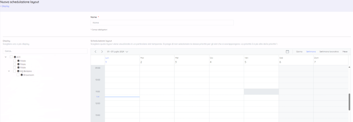 Display | INFINITYS Help Center